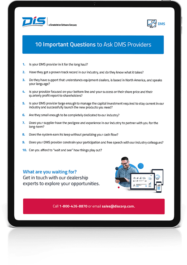 DIS Quantum All-in-One Dealership Management Software