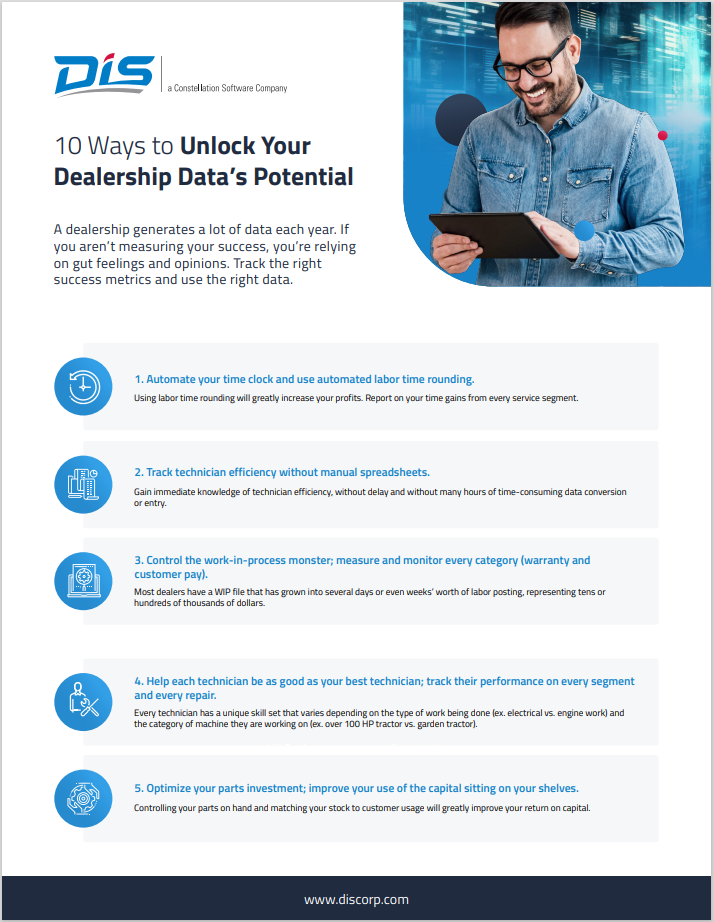 10 Ways to Unlock Your Dealership Data’s Potential [PDF] - DIS